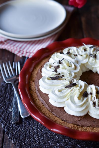 Double Chocolate Truffle Pie - Avi Pie